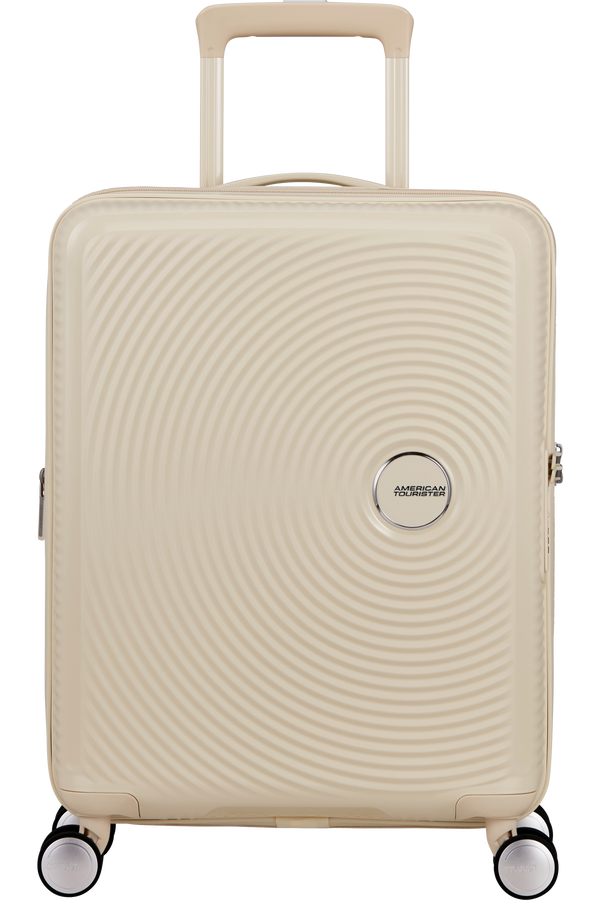 SoundBox 55cm Cabin luggage Beige | American Tourister Ireland